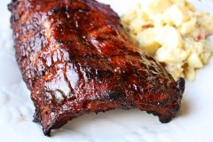 Barbecued Baby Back Ribs - The Comfort of Cooking