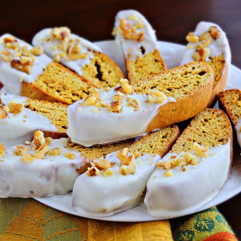 Pumpkin Gingerbread Biscotti - The Comfort of Cooking