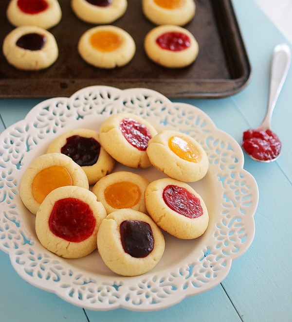 Jam Thumbprint Cookies - The Comfort of Cooking