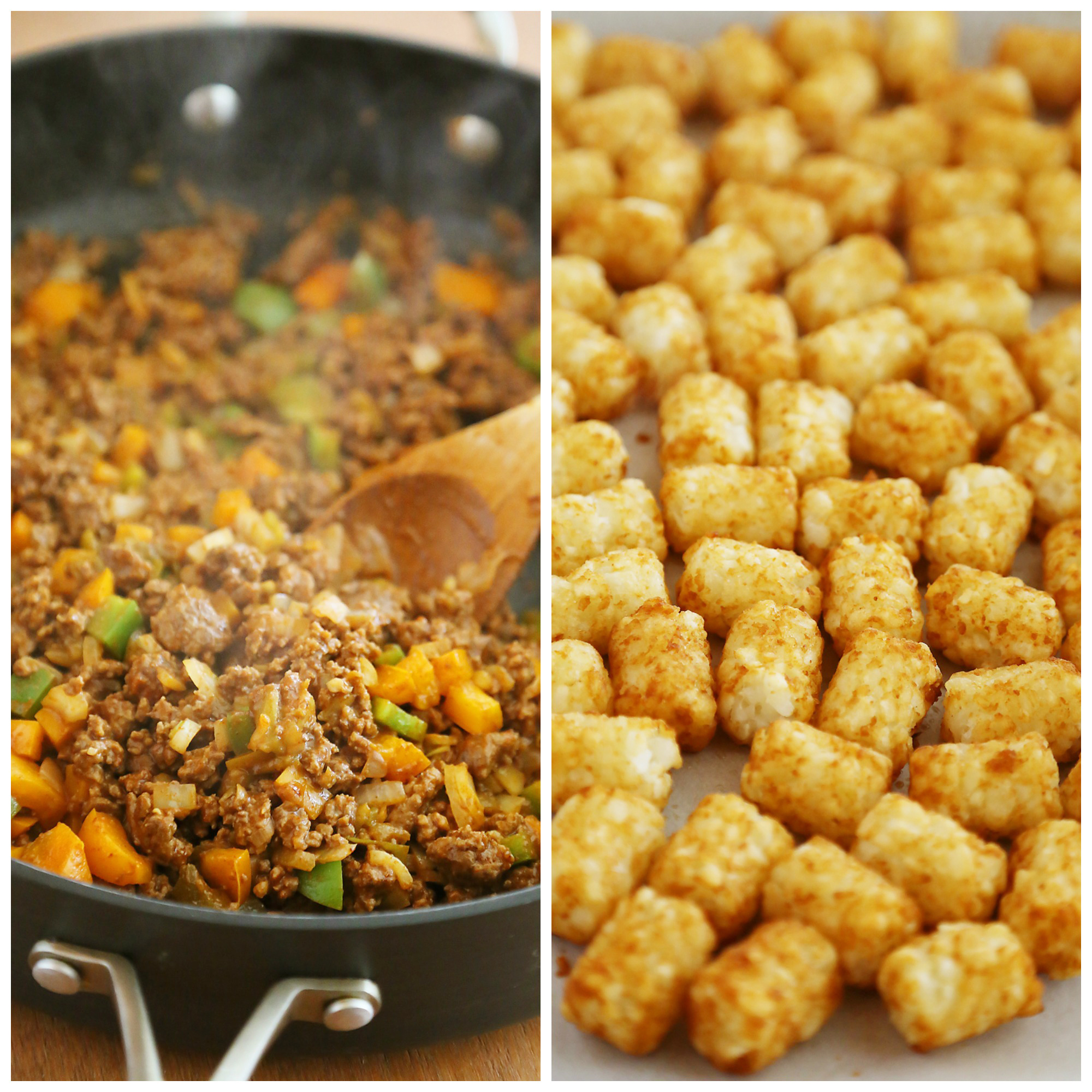 Cheesy Loaded Nacho Tater Tots - The Comfort of Cooking
