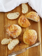 No-Knead Crusty Artisan Mini Loaves - The Comfort of Cooking