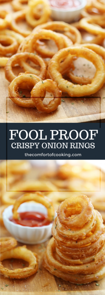 Foolproof Crispy Onion Rings - The Comfort of Cooking