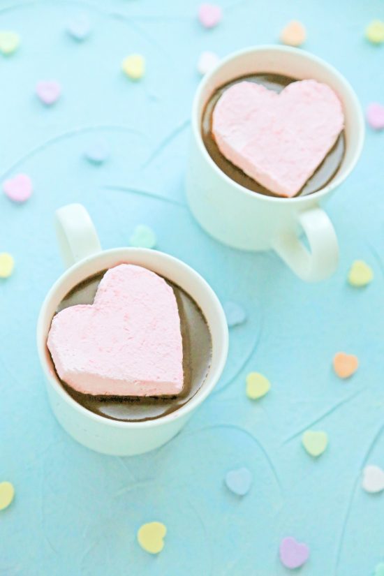 Whipped Cream Heart Toppers - The Comfort of Cooking